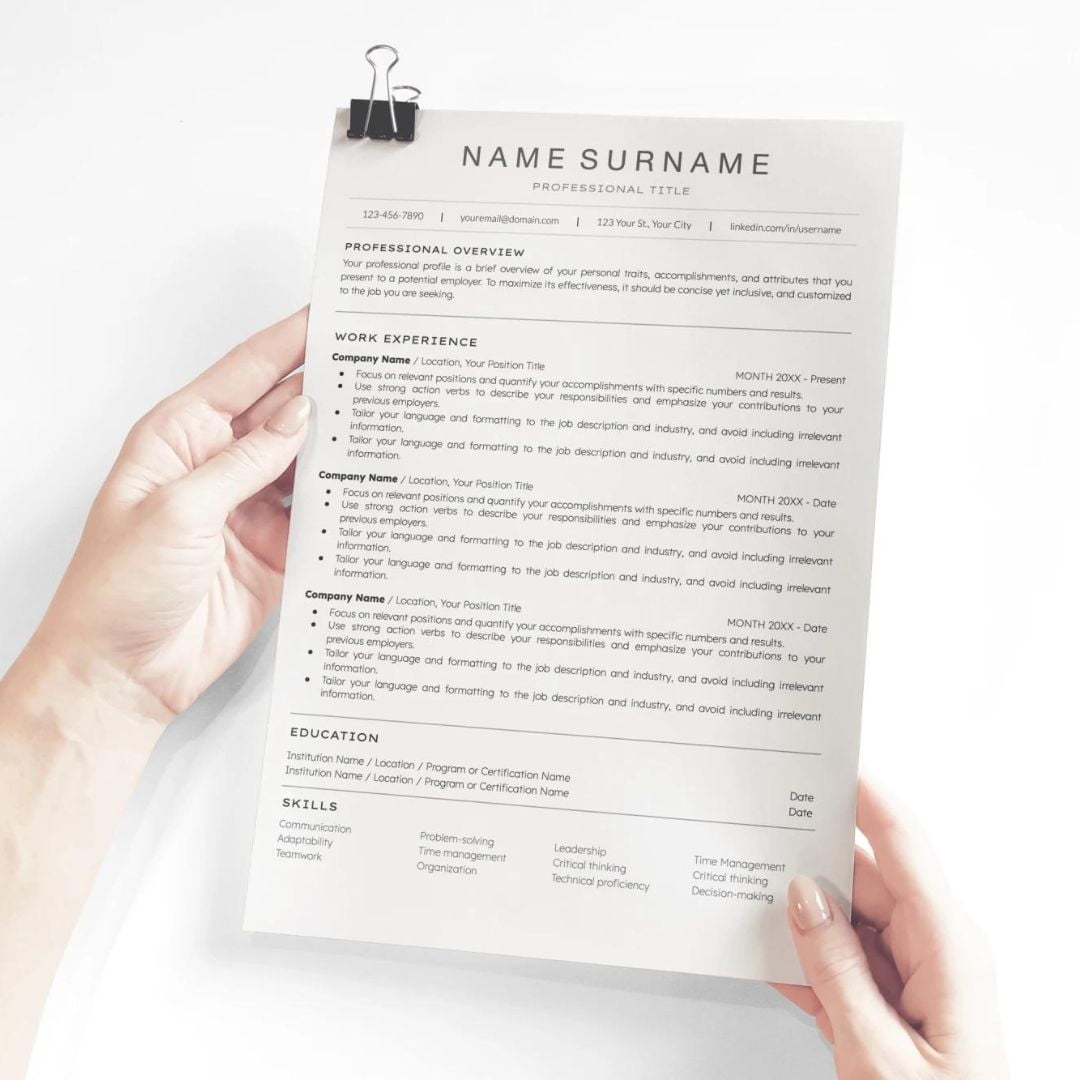 The Ultimate Resume Bundle - Quick Customizable And ATS-Ready Templates ...